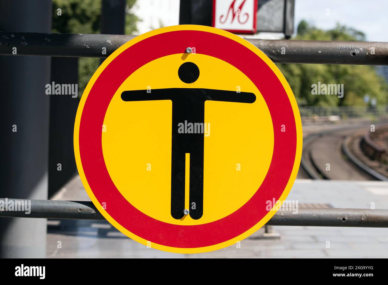 Prohibition sign in Berlin, Germany Prohibition sign in Berlin, Germany ...
