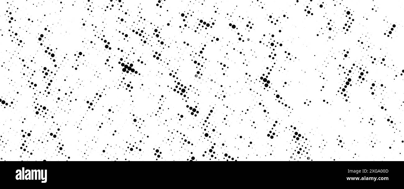 Halftone grit noise texture. Grunge halftone rugged background. Black ...