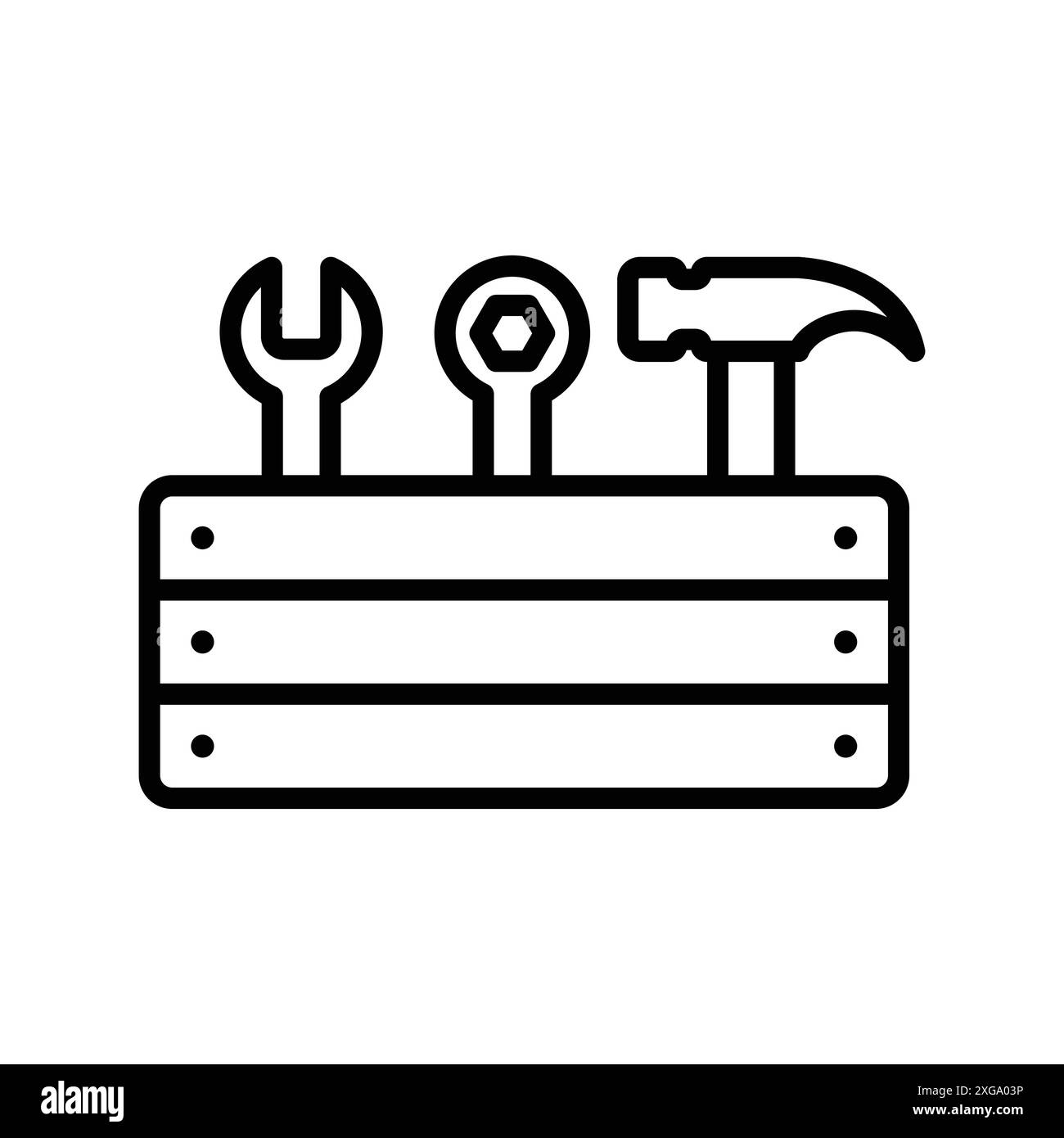 toolbox icon vector design template in white background Stock Vector ...