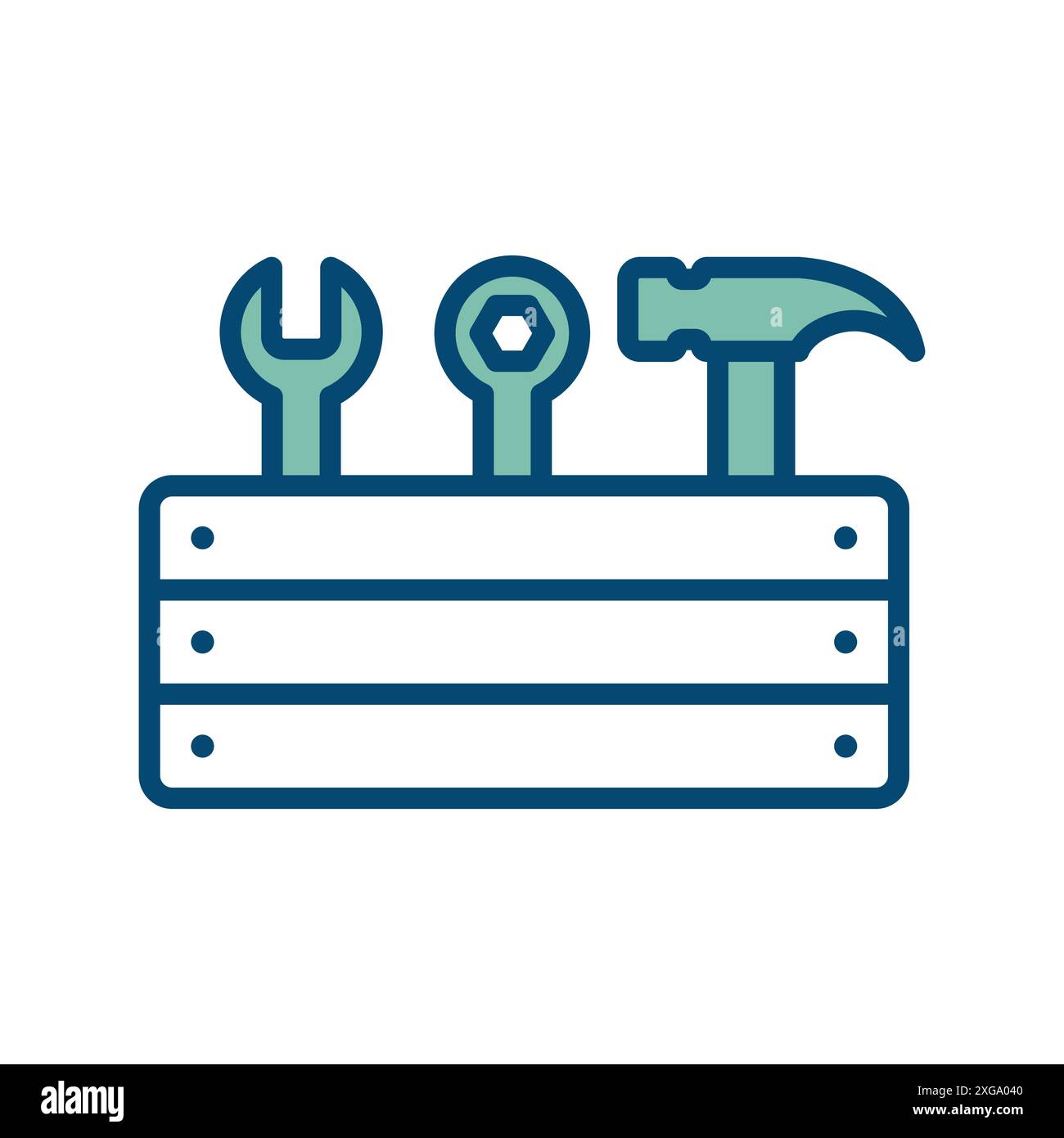 toolbox icon vector design template in white background Stock Vector ...