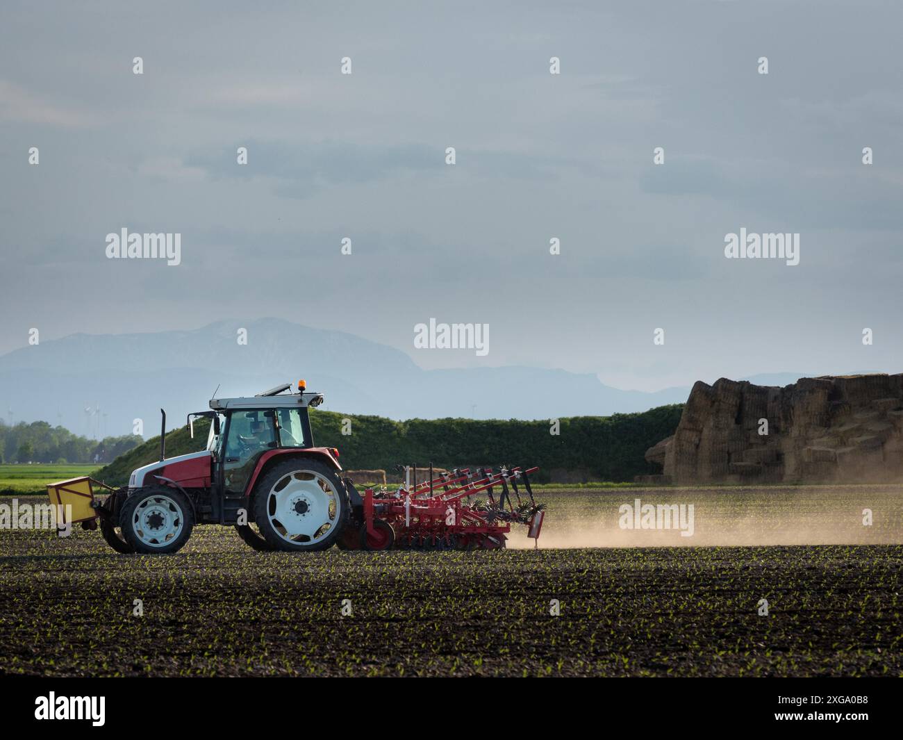 Farmer tractor prepare ground hi-res stock photography and images - Alamy