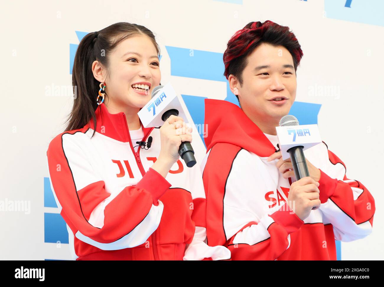 Tokyo, Japan. 8th July, 2024. Japanese actor Yuma Yamoto (R) and ...