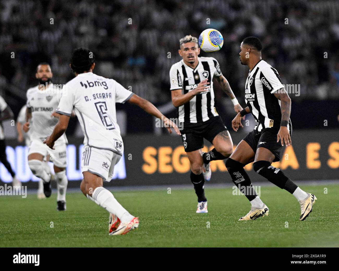 Brazilian football championship Botafogo and Atlético Mg. Botafogo vs ...