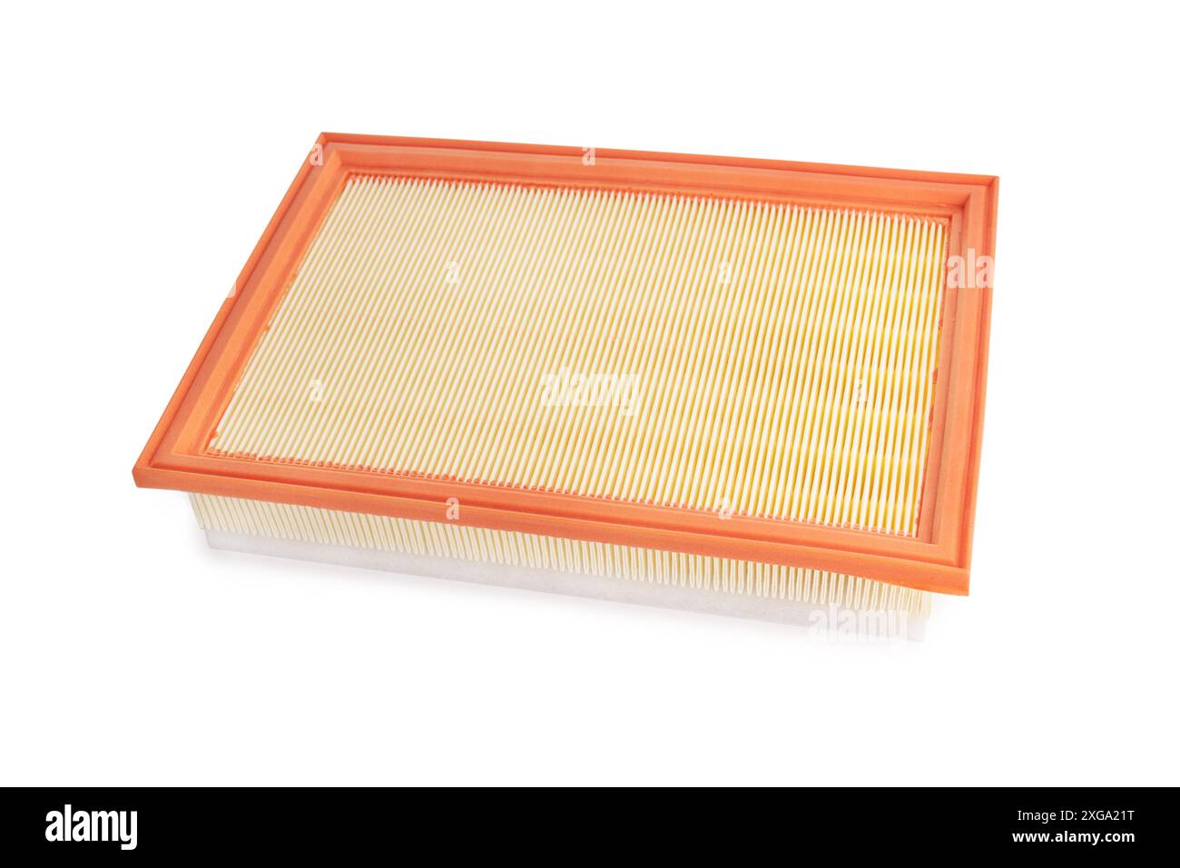 Flat Engine air filter isolated on white background Stock Photo - Alamy