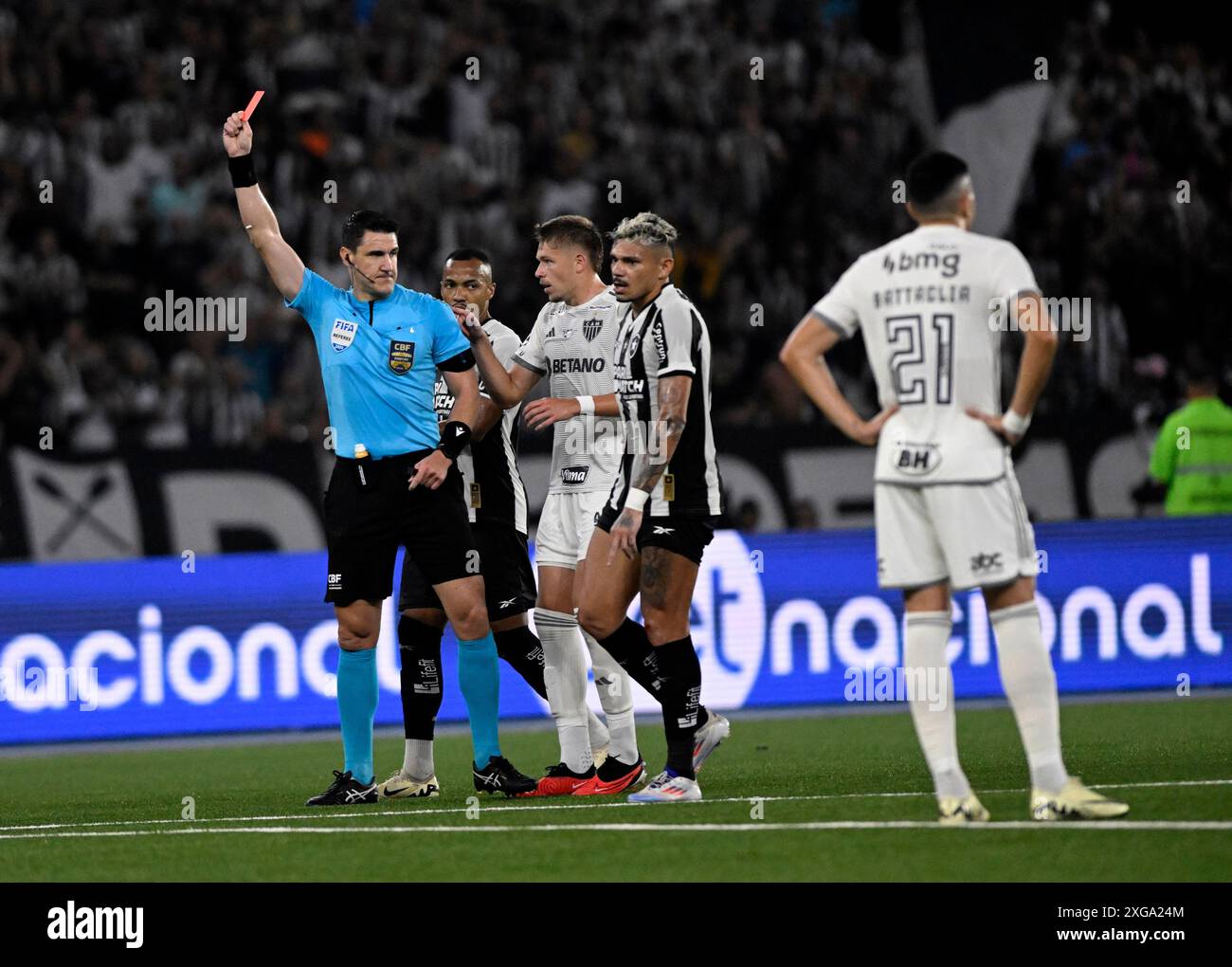 Brazilian football championship Botafogo and Atlético Mg. Botafogo vs ...