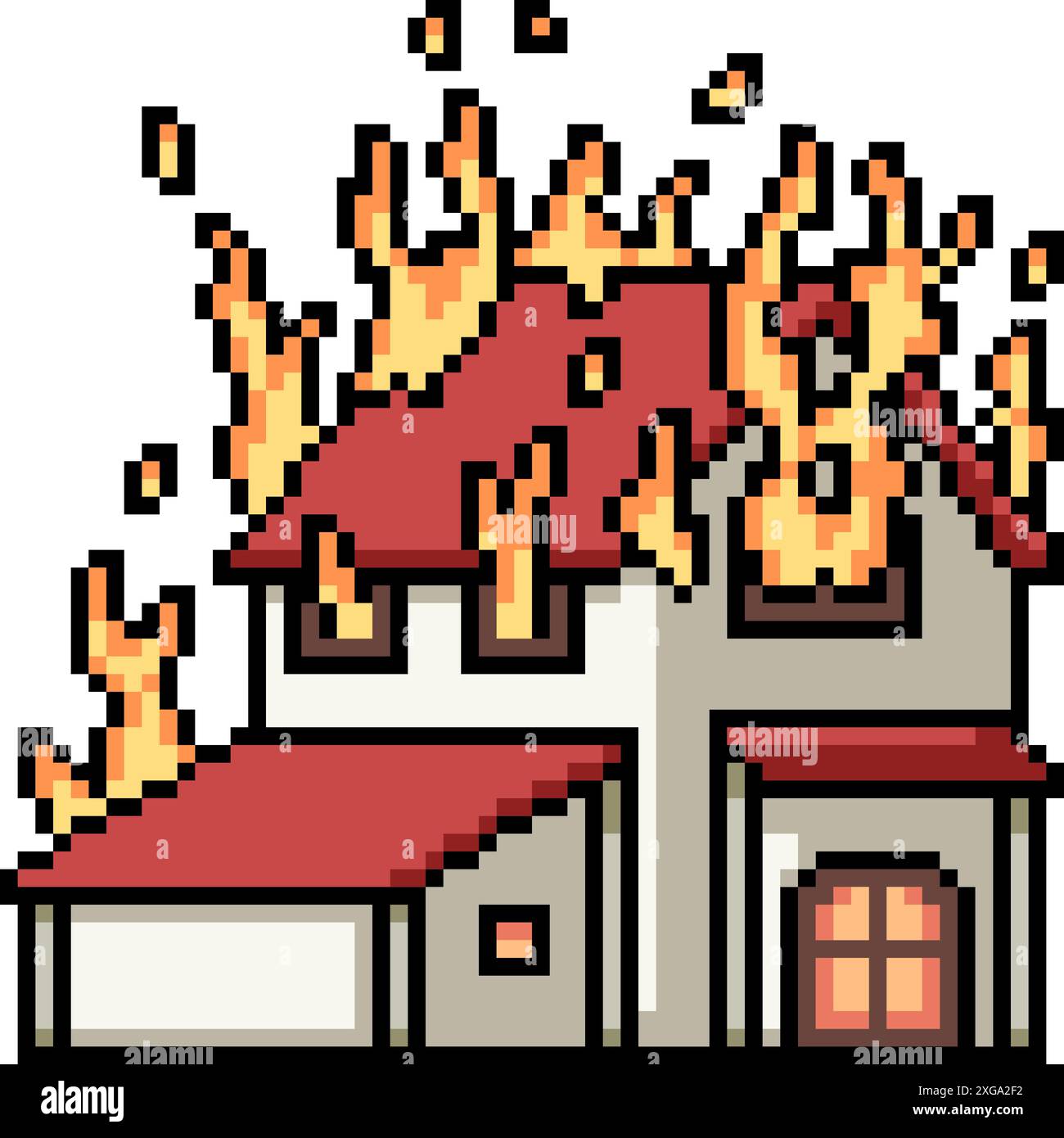 Burn destroy Stock Vector Images - Alamy