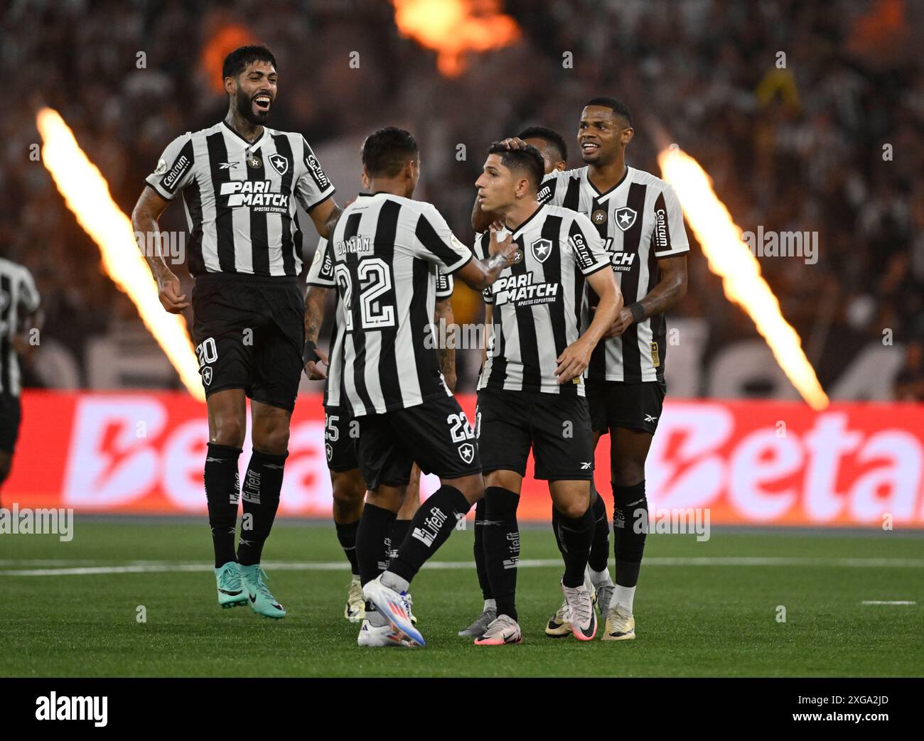Brazilian football championship Botafogo and Atlético Mg. Botafogo vs ...