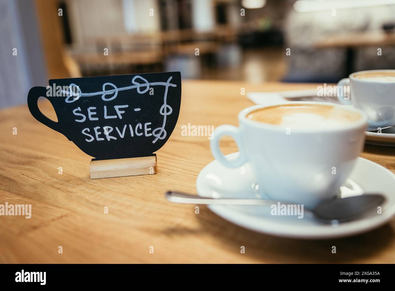 Self service coffee machine hi-res stock photography and images - Alamy
