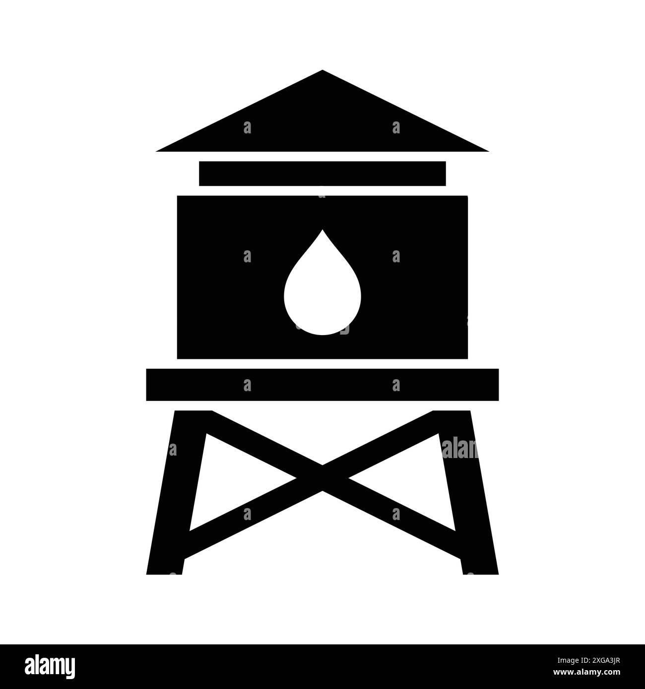 water tank icon vector design template in white background Stock Vector ...