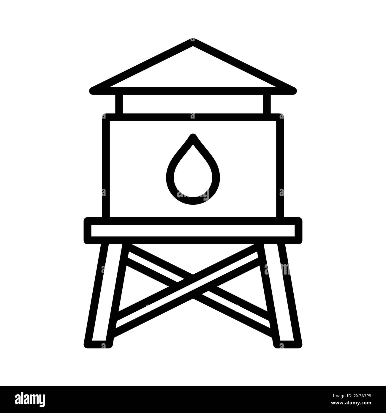 water tank icon vector design template in white background Stock Vector ...