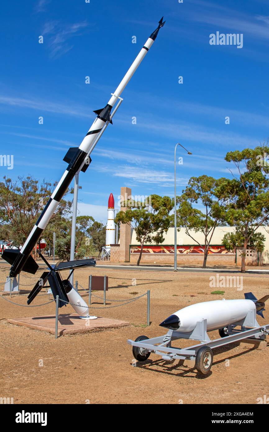 Woomera Rocket Park Stock Photo - Alamy