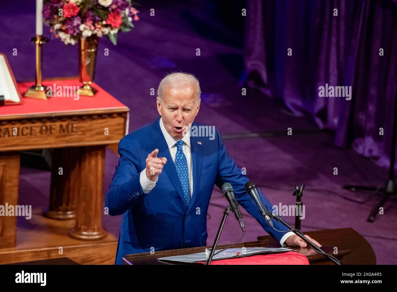 Philadelphia, USA. 07th July, 2024. United States President Joe Biden ...