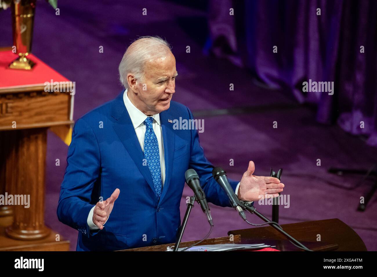 Philadelphia, USA. 07th July, 2024. United States President Joe Biden ...