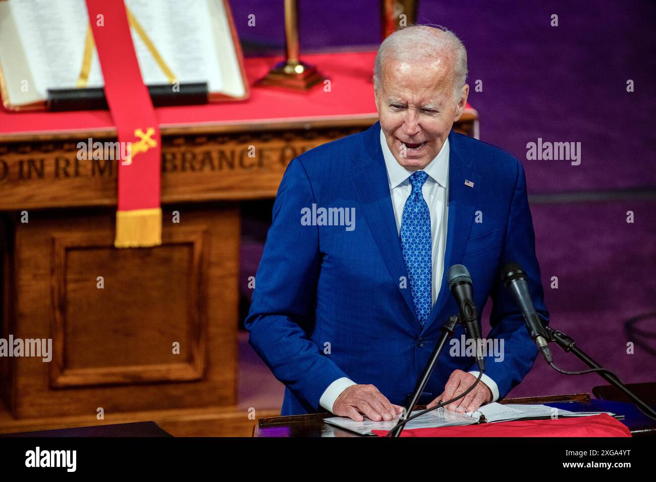 Philadelphia, USA. 07th July, 2024. United States President Joe Biden ...