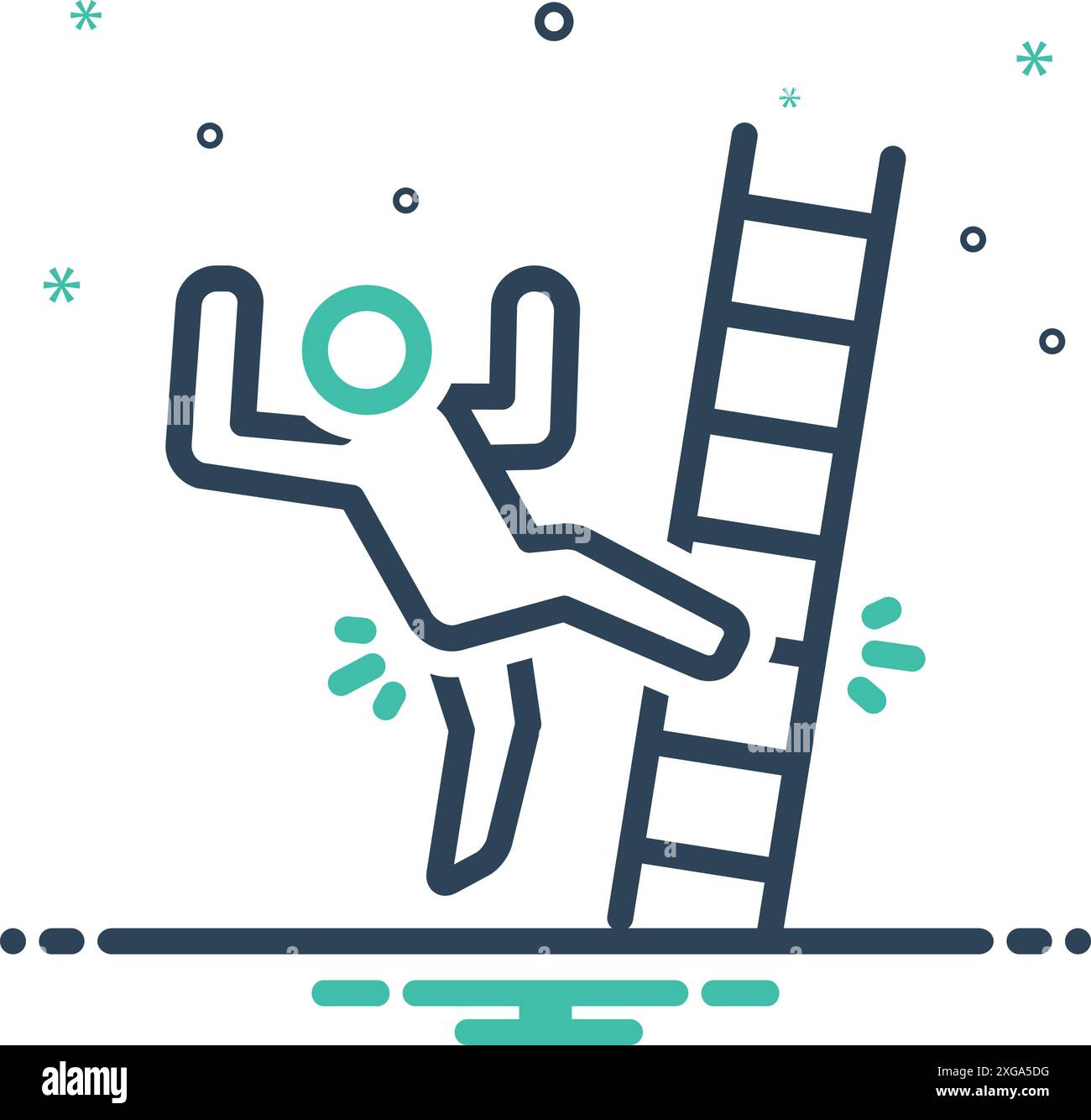 Icon for slip,slip and fall Stock Vector Image & Art - Alamy