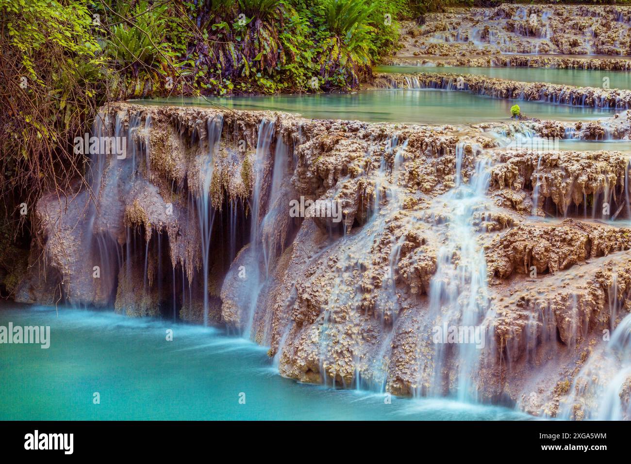 Krushuna waterfalls turquoise water terraces and pools, the biggest ...