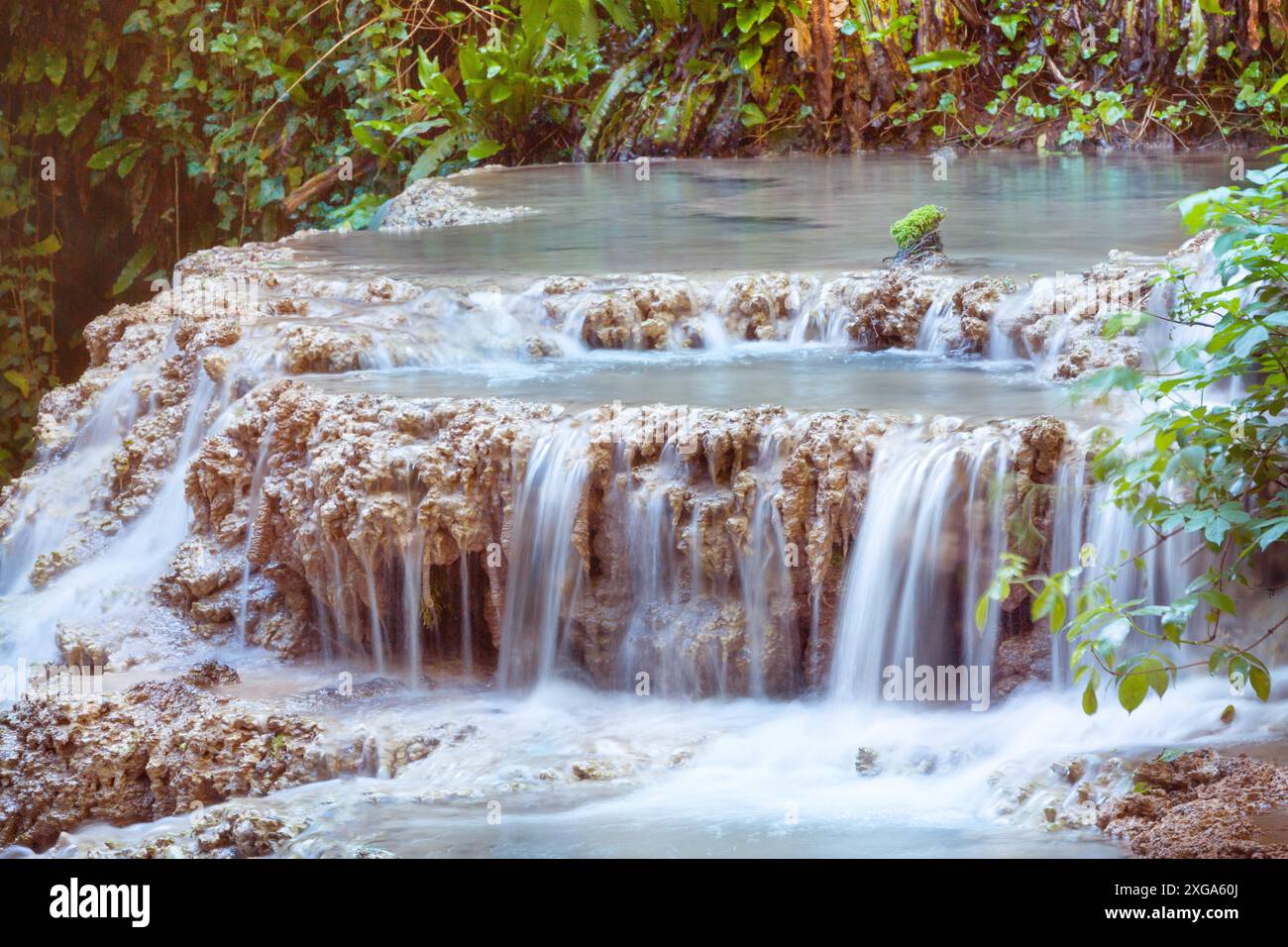 Krushuna waterfalls turquoise water terraces and pools, the biggest ...