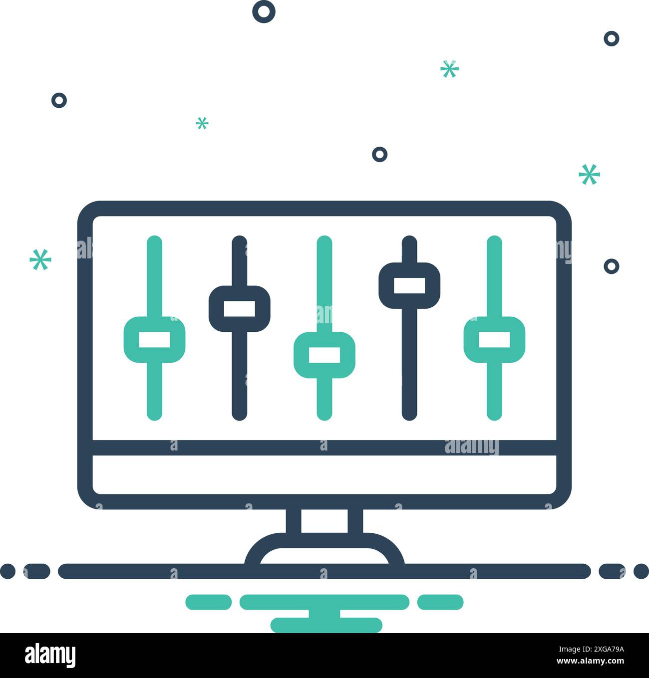 Icon for parameter,custom Stock Vector Image & Art - Alamy