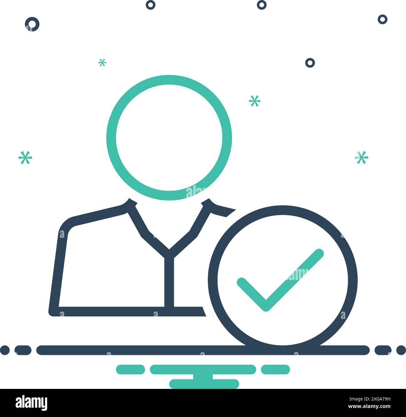 Attendance icon vector vectors Stock Vector Images - Alamy