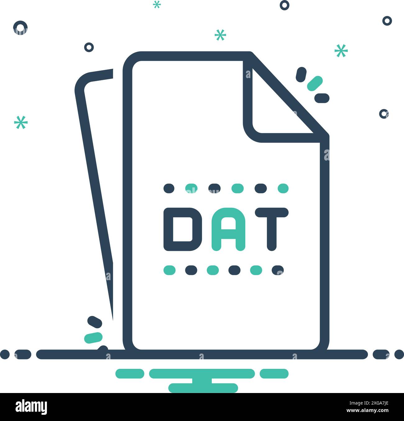 Dat format Stock Vector Images - Alamy