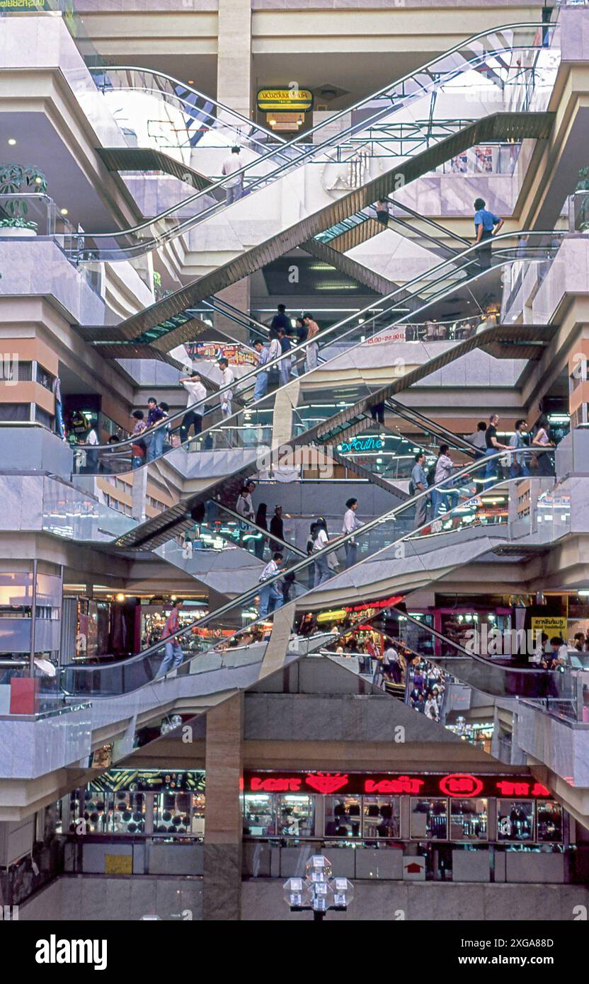 Interior of Mah Boon Krong aka MBK shopping precinct in Bangkok ...