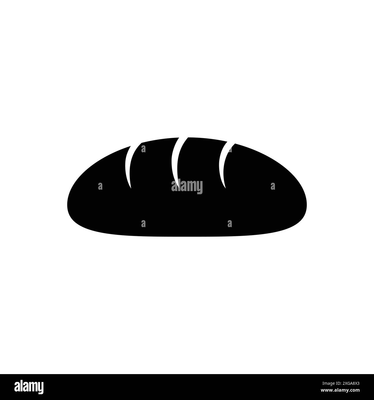 bread icon vector design template in white background Stock Vector ...