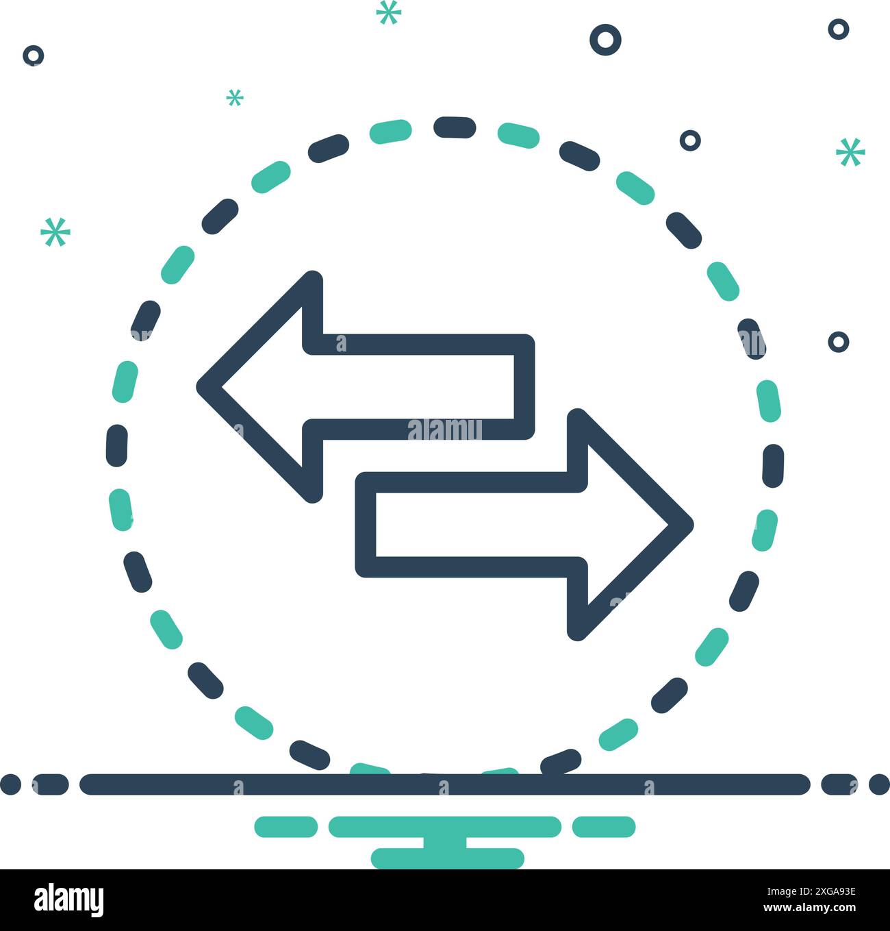 Icon for contrary,opposite Stock Vector Image & Art - Alamy