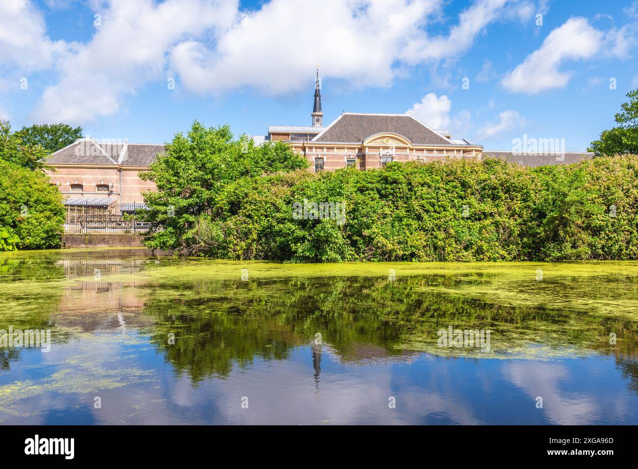 Scenery of the Palace Garden, Paleistuin, located at the Hague ...