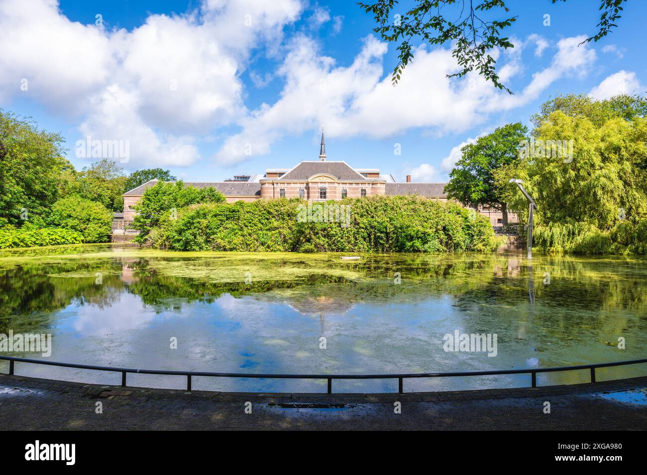 Scenery of the Palace Garden, Paleistuin, located at the Hague ...