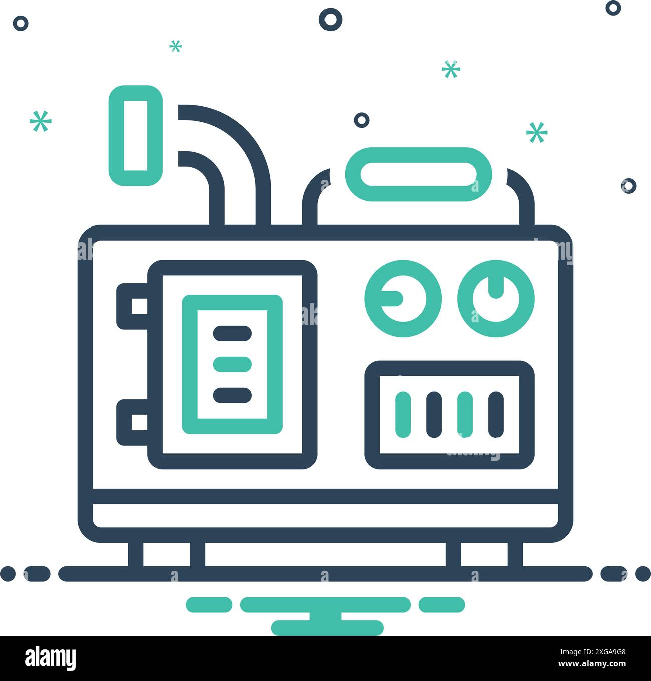 Icon for generates,electric Stock Vector Image & Art - Alamy