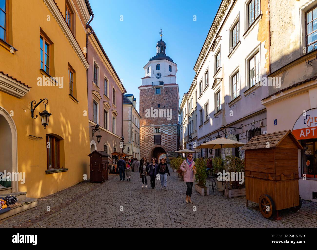 A picture of the Krakow Gate in Lublin Stock Photo - Alamy