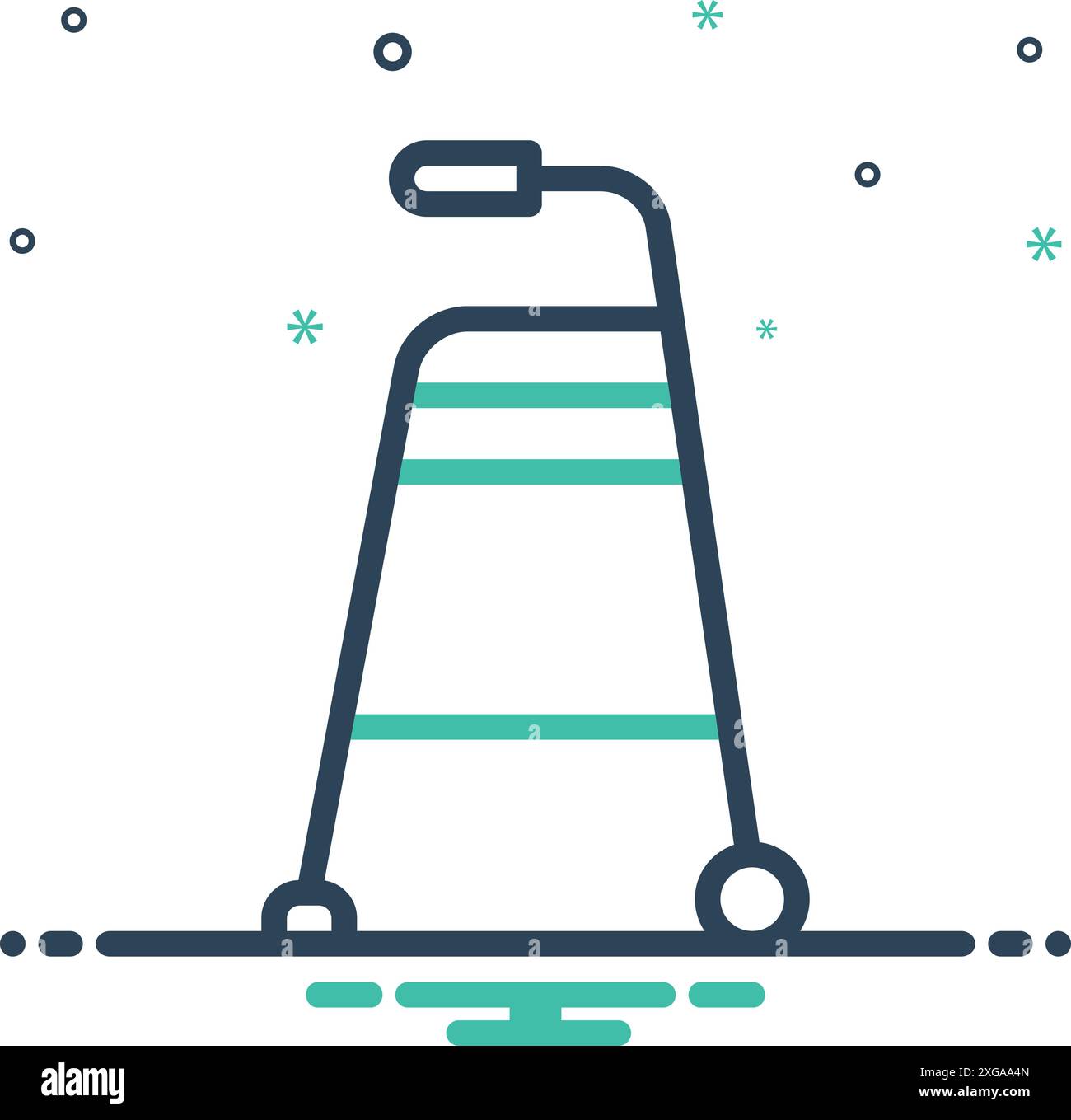 Icon for walker,handicapped Stock Vector Image & Art - Alamy