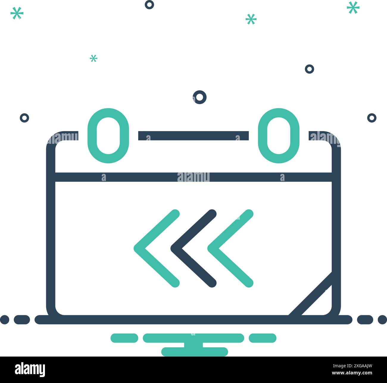 Icon for ago,in the past Stock Vector Image & Art - Alamy