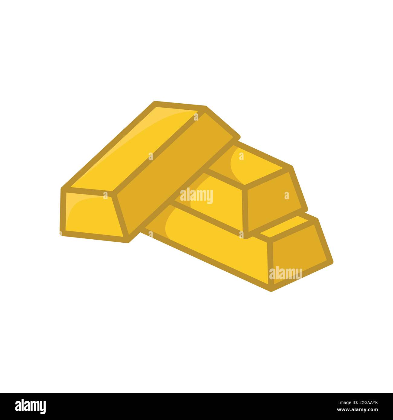 Gold bar financial investment treasure vector golden metal bar bullion hi-res stock photography ...