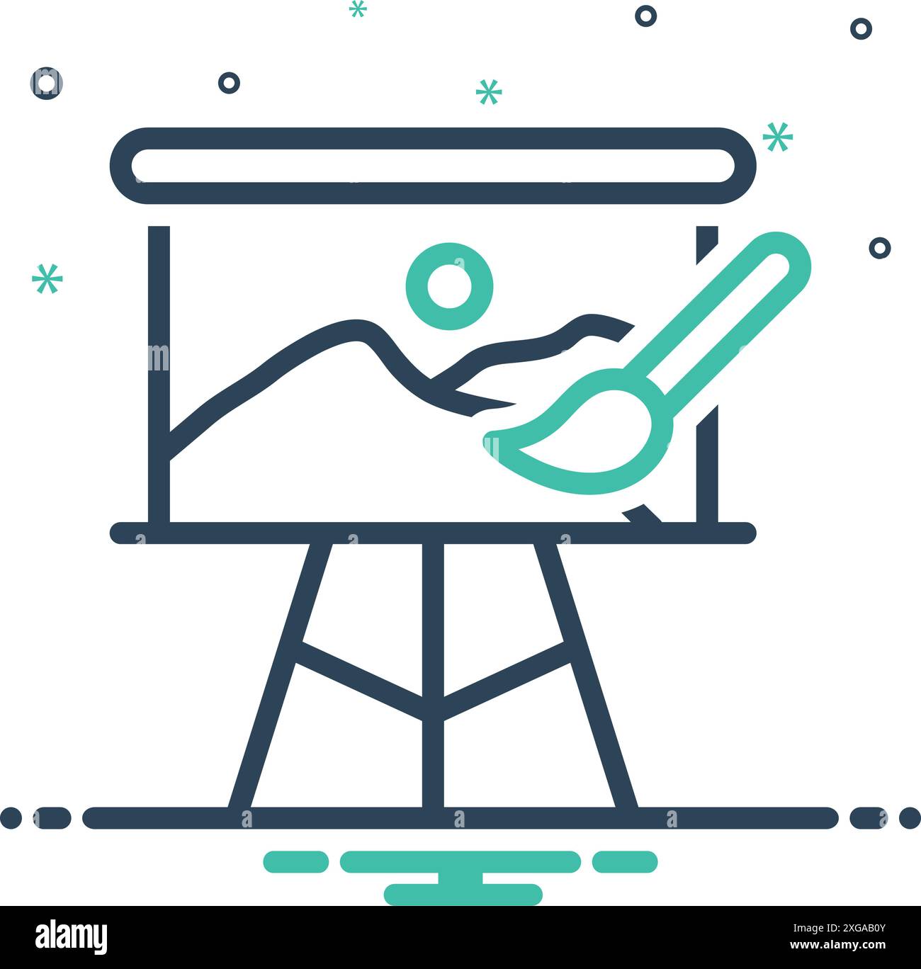 Icon for canvas,exhibitions Stock Vector Image & Art - Alamy