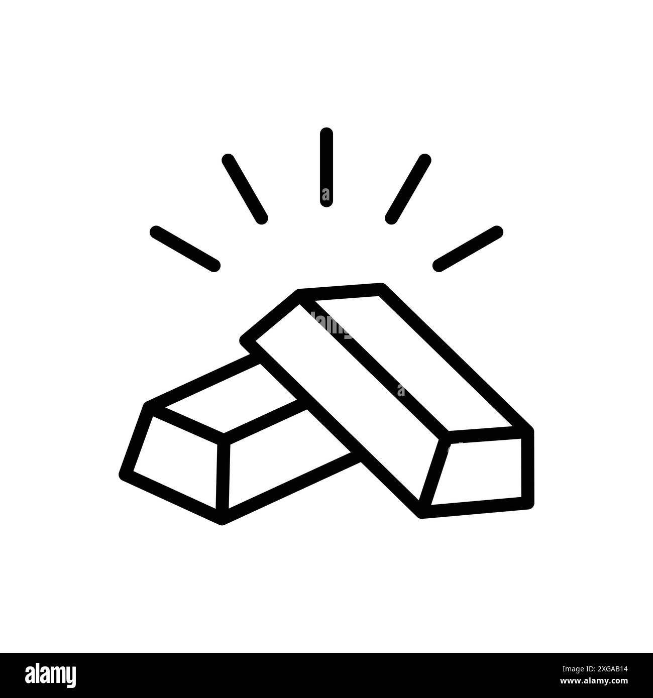 gold bar icon vector design template in white background Stock Vector Image & Art - Alamy