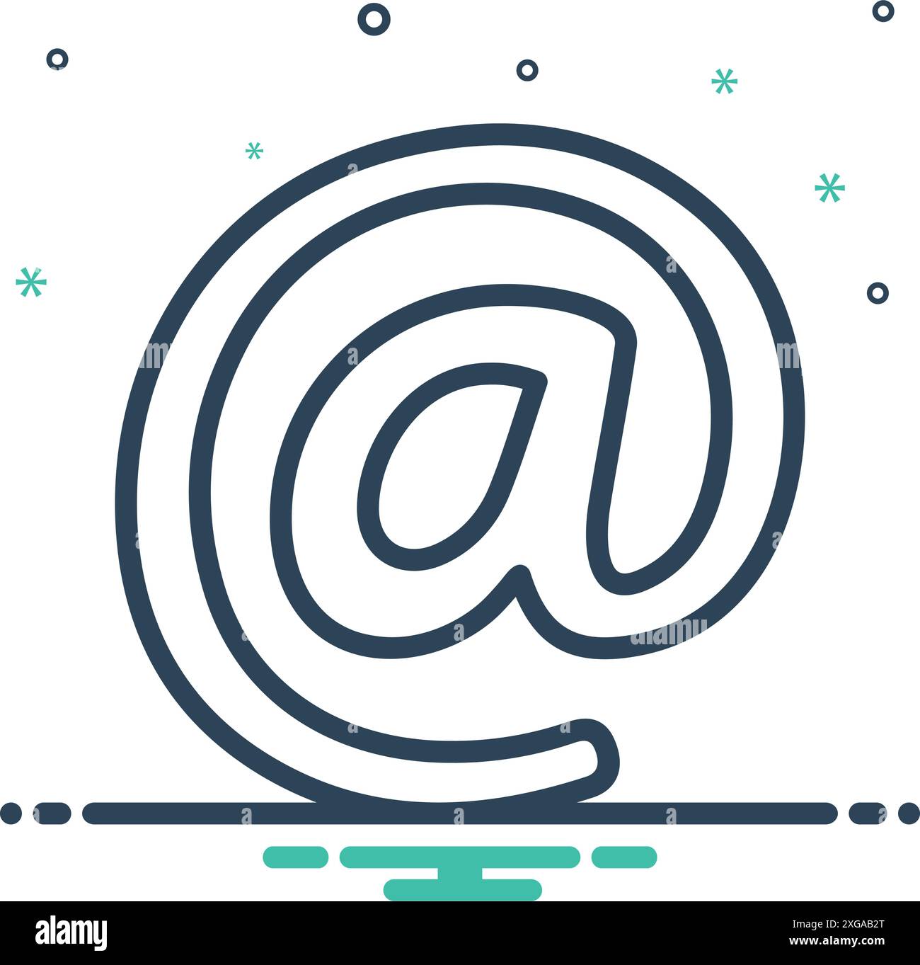 Icon for at,sign Stock Vector Image & Art - Alamy