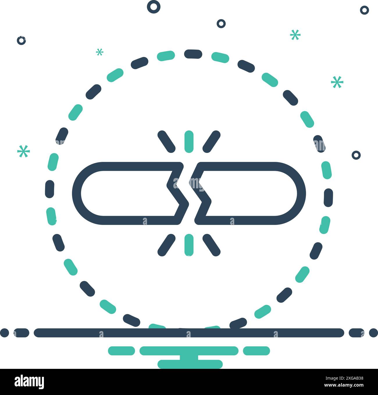 Icon for break,chain Stock Vector Image & Art - Alamy