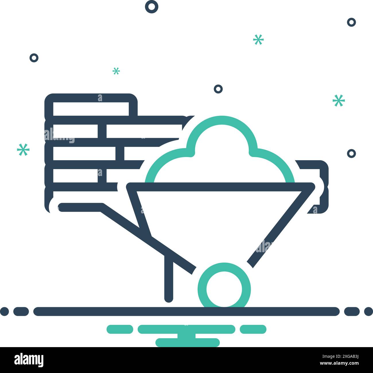 Raw material icon Stock Vector Images - Alamy