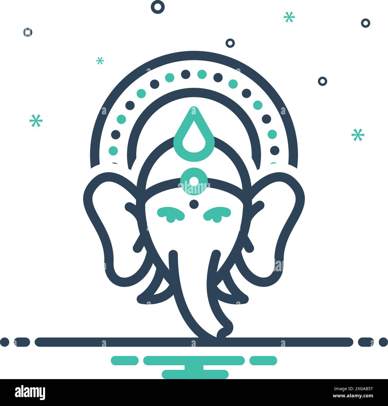 Ganesh icon Stock Vector Images - Alamy