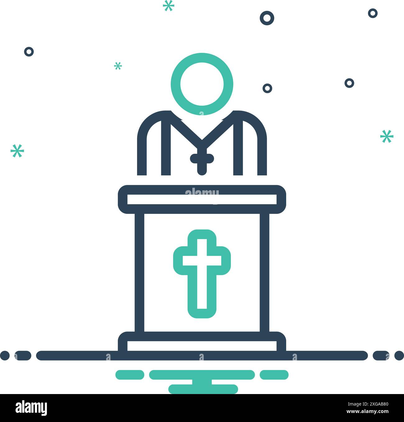 Sign pastor Stock Vector Images - Alamy