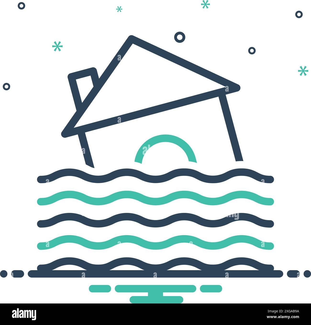 Deluge hurricane Stock Vector Images - Alamy