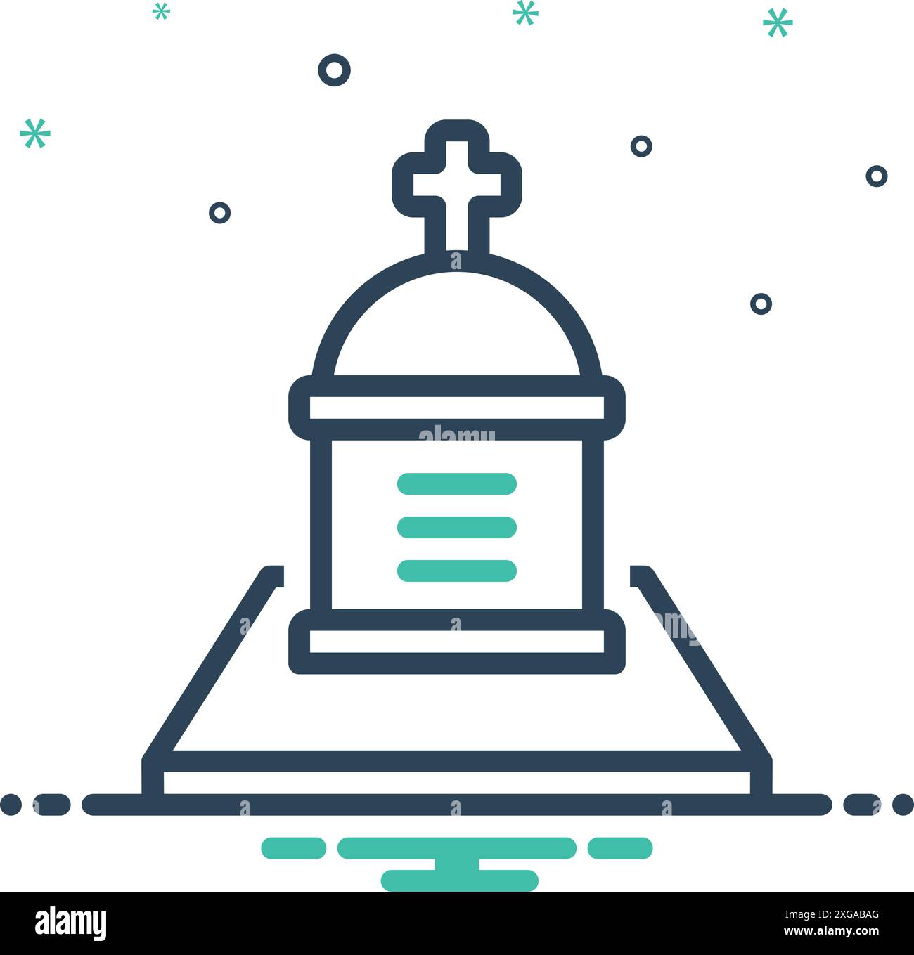 Icon for cemetery,churchyard Stock Vector Image & Art - Alamy