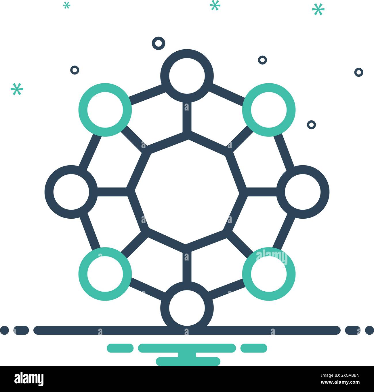 Hub circle Stock Vector Images - Alamy