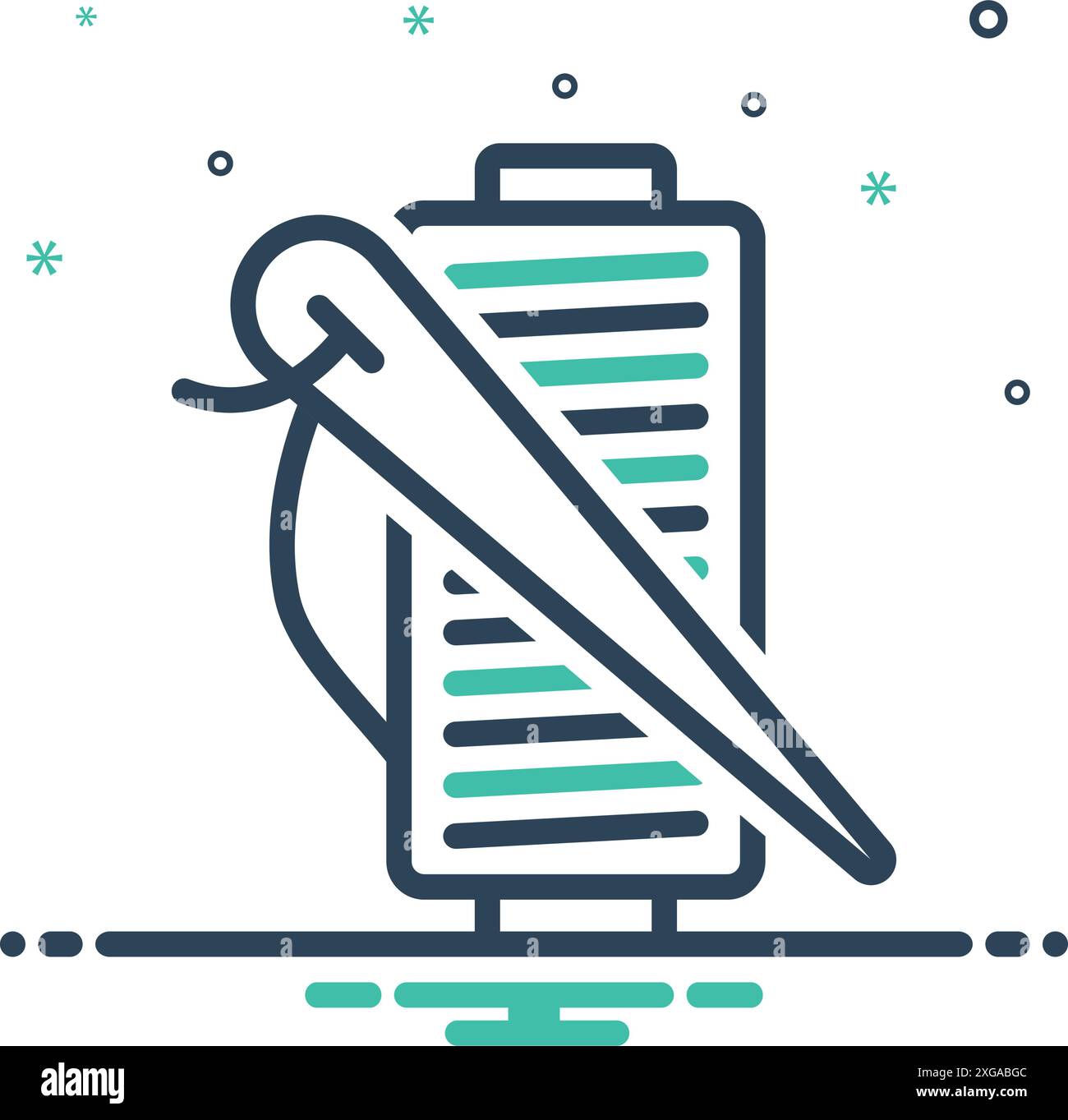 Embroidery threads Stock Vector Images - Alamy