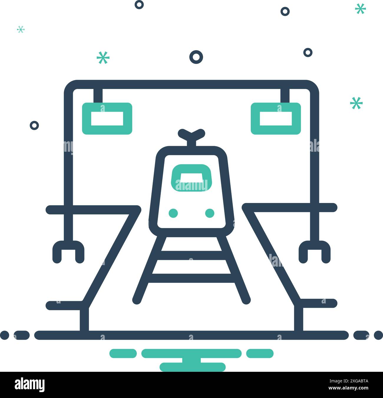 Platforms train Stock Vector Images - Alamy