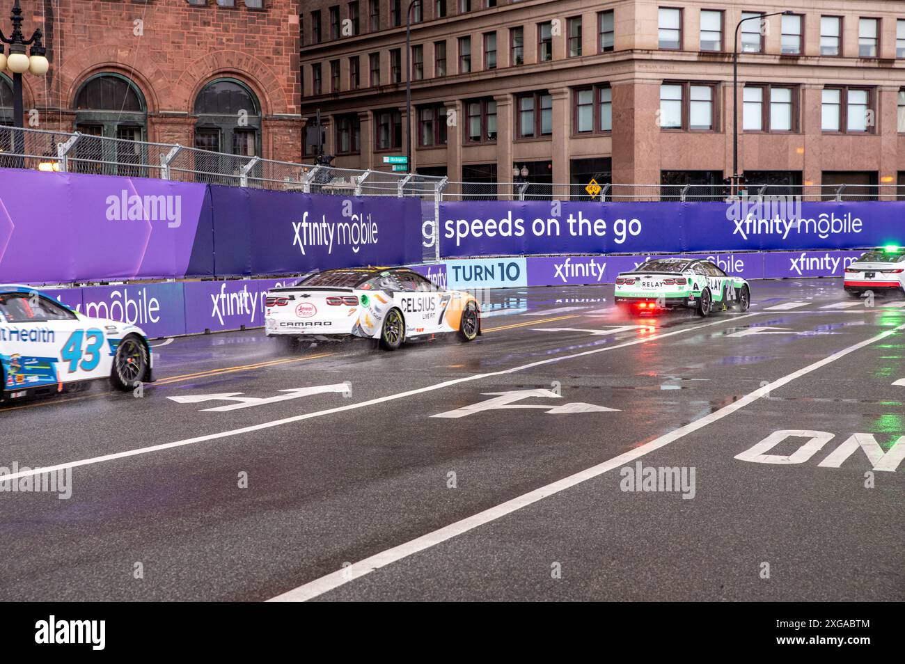 NASCAR Chicago Street race, Grant Park 165, final day of NASCAR street ...