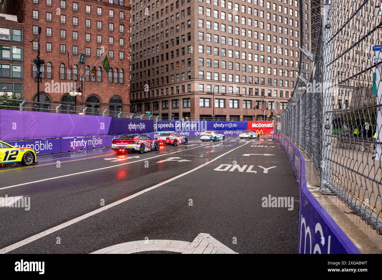 NASCAR Chicago Street race, Grant Park 165, final day of NASCAR street ...
