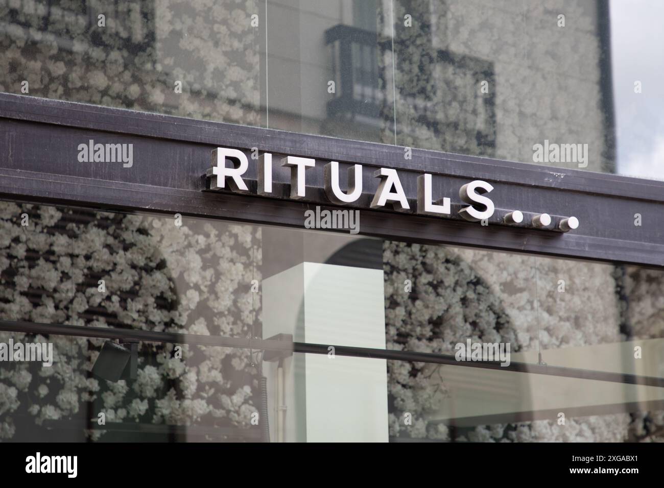 nantes , France - 05 28 2024 : rituals logo brand and text sign on ...