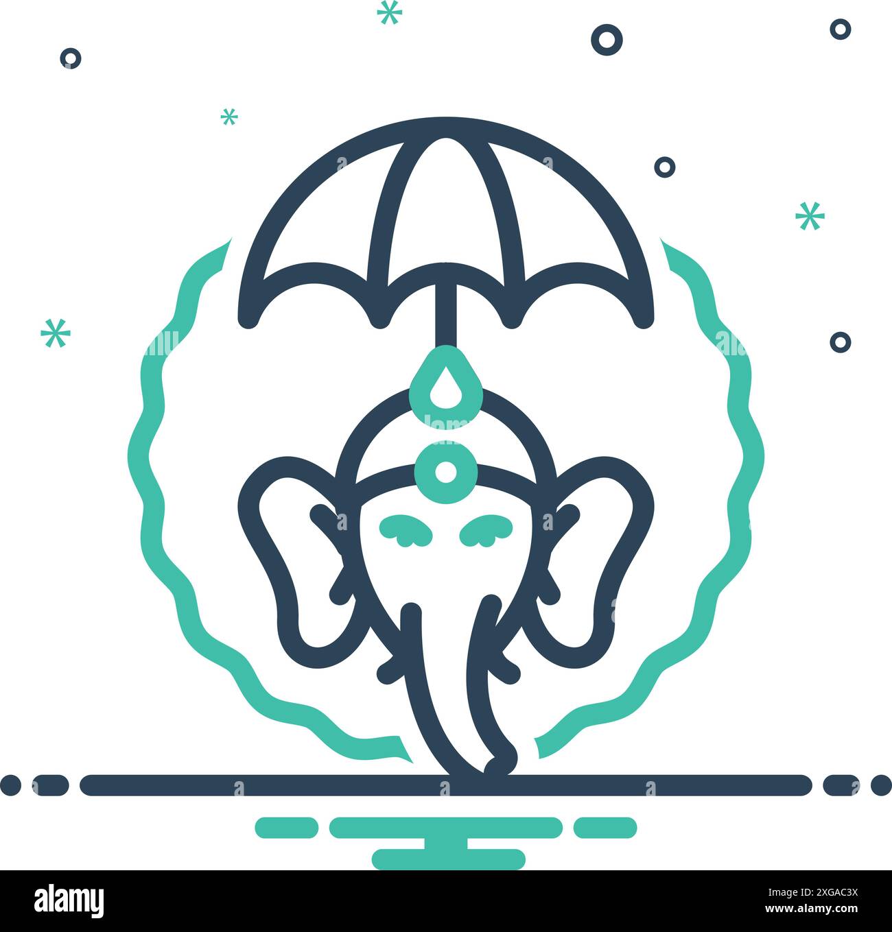 Kerala thrissur pooram festival Stock Vector Images - Alamy